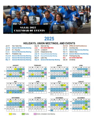 Calendar of Events - APWU